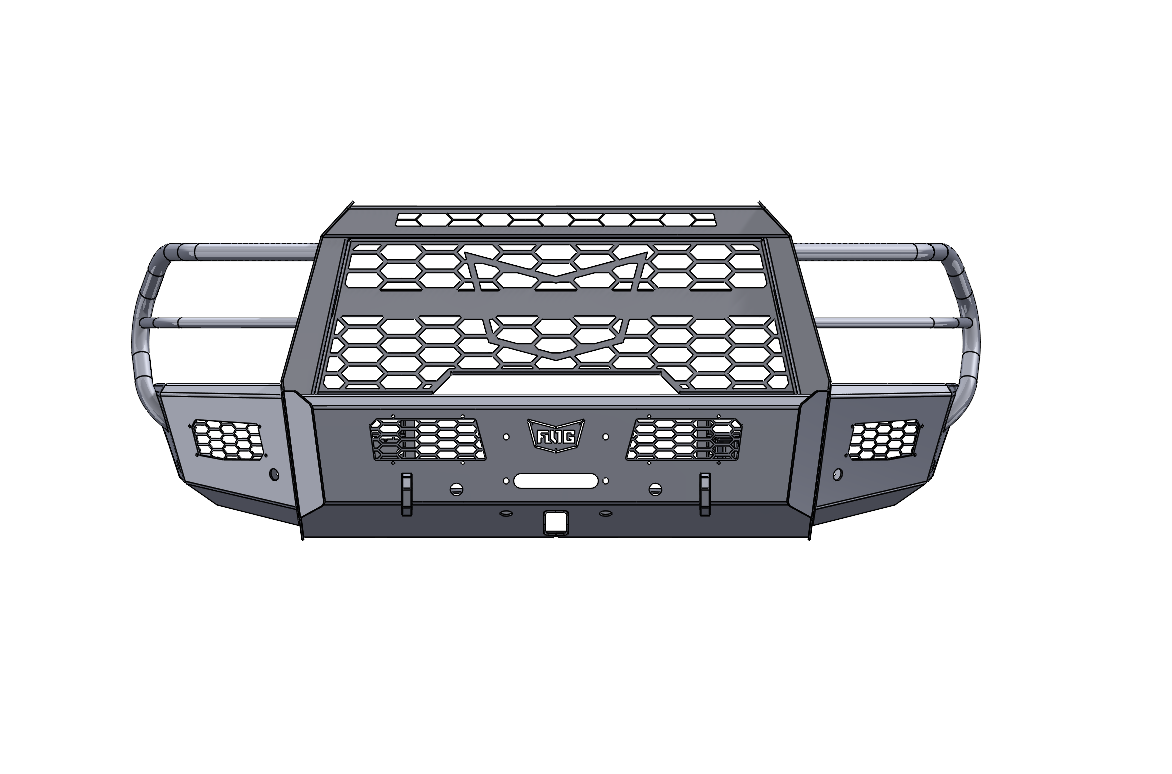 Frontier Series 2010-2018 Dodge Ram 4500/5500 Front Bumper - Full Guar ...