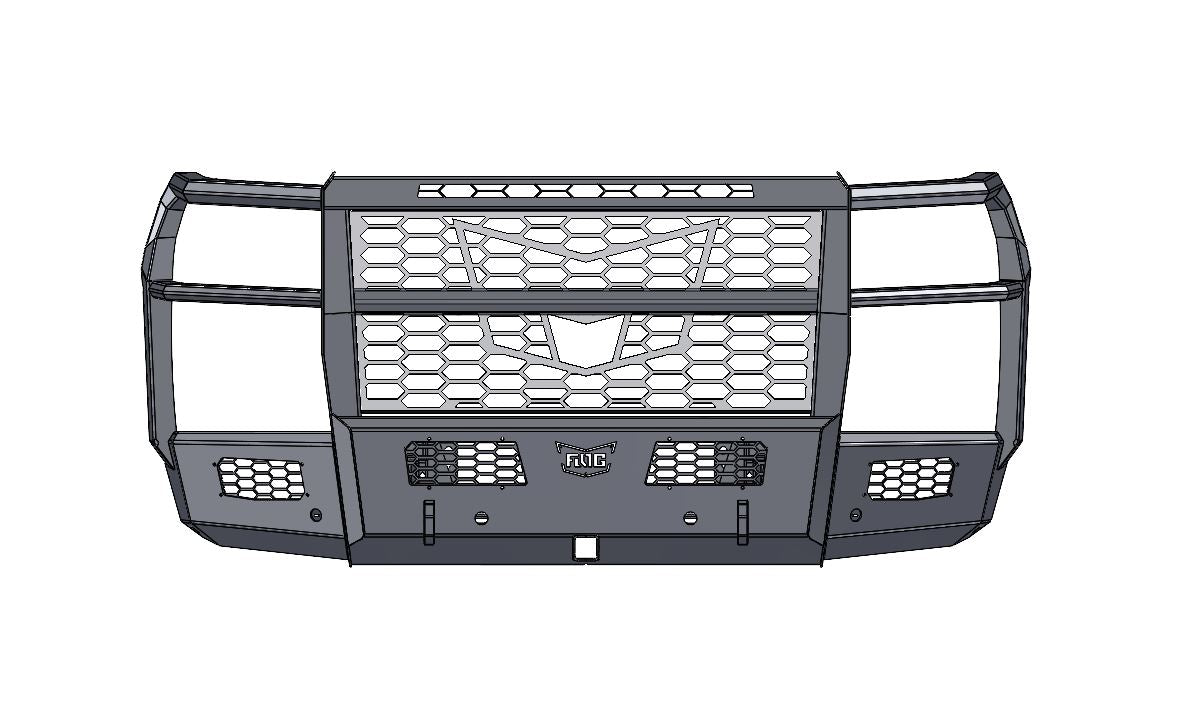 Frontier Series 2015-2019 Chevy 2500/3500 Front Bumper - Full Guard Mo ...