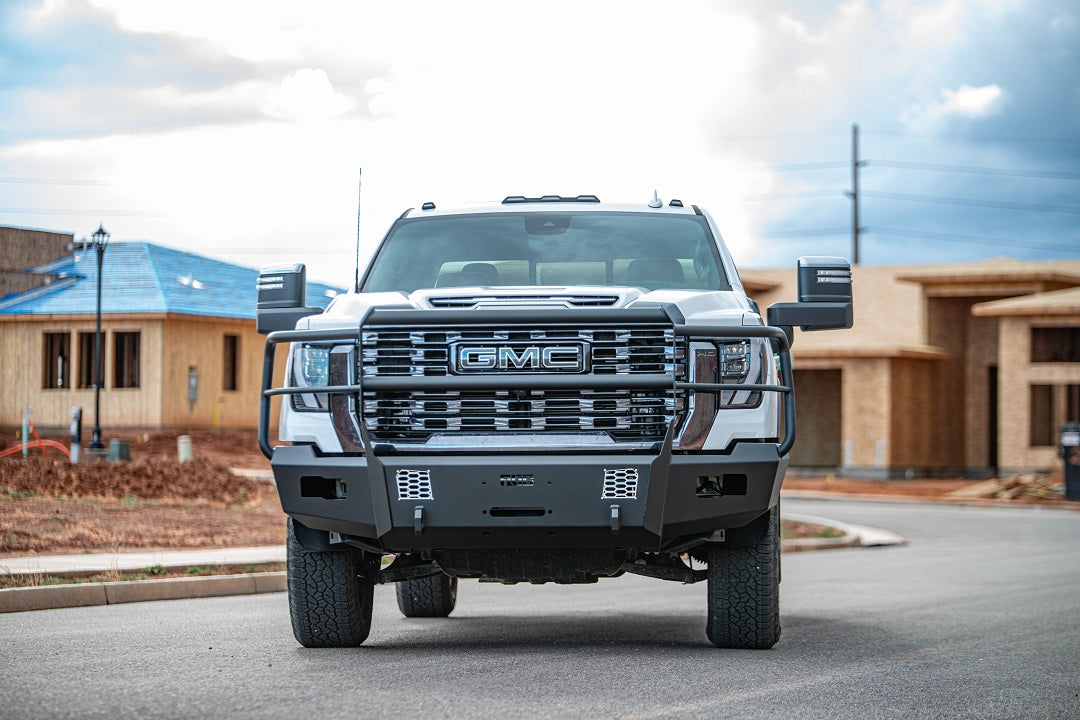 Frontier Series 2024+ GMC 2500/3500 Front Bumper - Full Guard Model ...