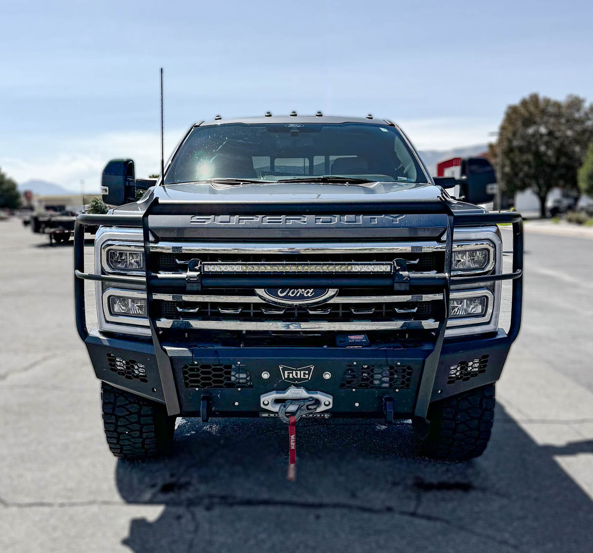 Frontier Series 2023+ Ford F250/F550 Front Bumper - Full Guard Model ...