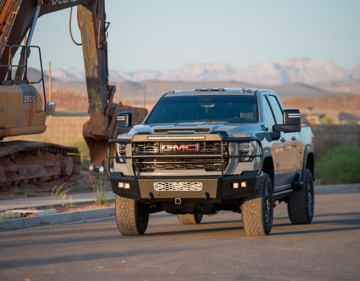 Frontier Series 2024+ GMC 2500/3500 Front Bumper - Full Guard Model ...