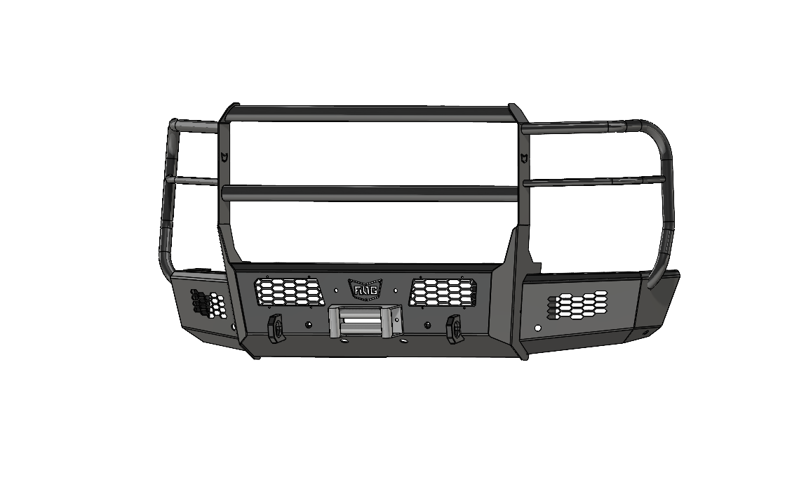 Frontier Series 2024+ Chevy 2500/3500 Front Bumper - Full Guard – Flog ...