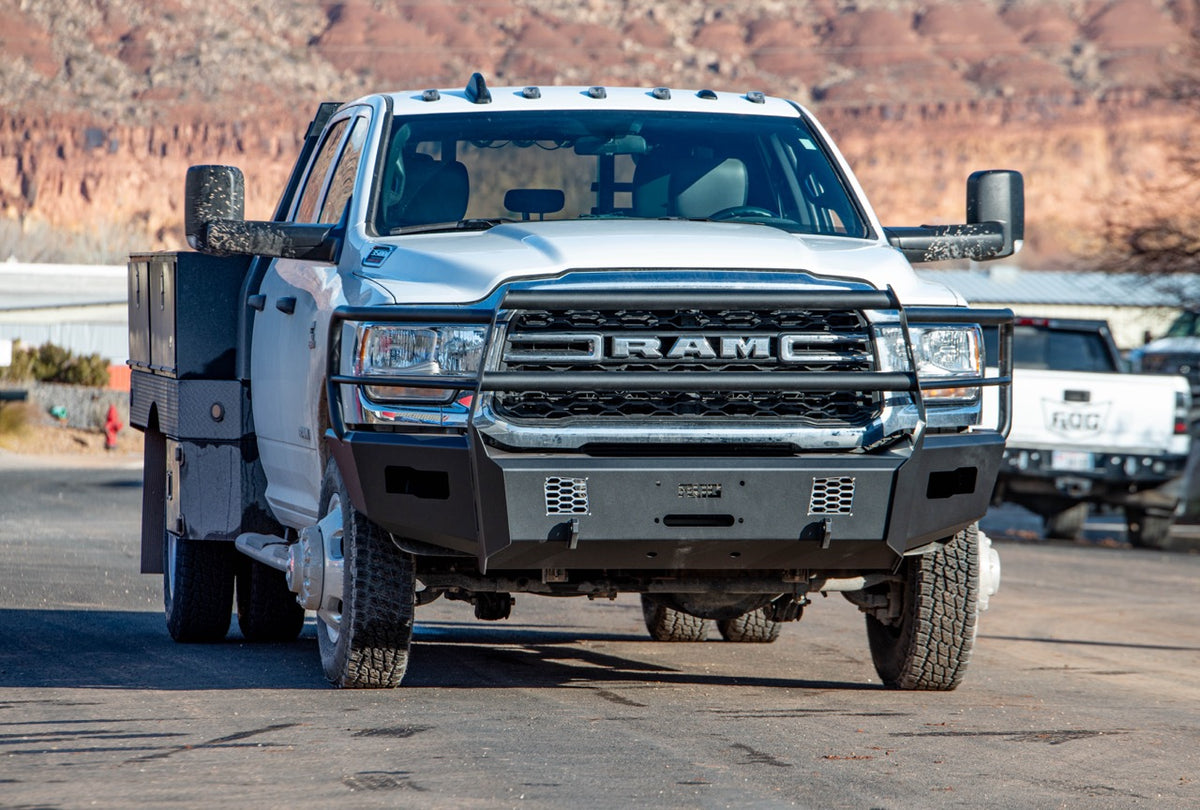 Frontier Series 2019+ Ram 2500/3500 Front Bumper - Full Guard – Flog ...