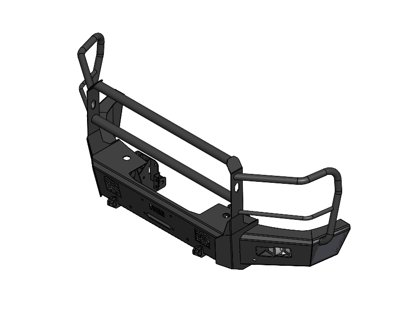 Frontier Series 2024+ GMC 2500/3500 Front Bumper - Full Guard Model ...