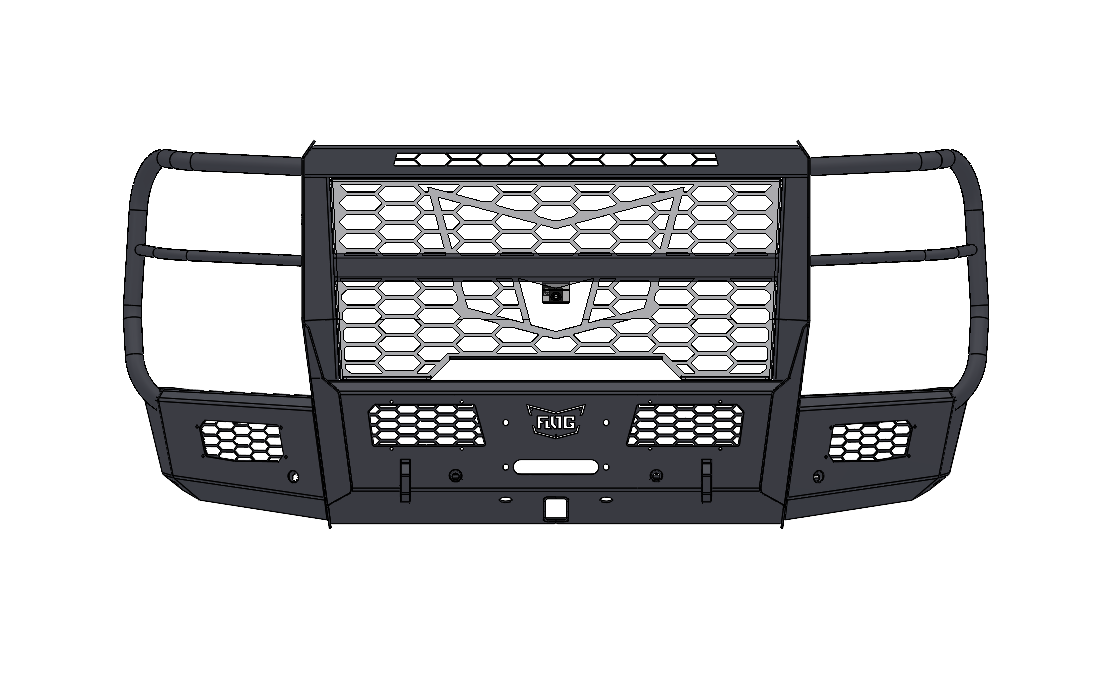 Frontier Series 2015-2019 Chevy 2500/3500 Front Bumper - Full Guard Mo ...
