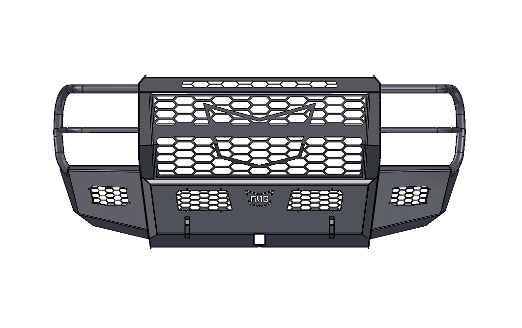 Frontier Series 2011-2016 Ford F250/F550 Front Bumper - Full Guard Mod ...