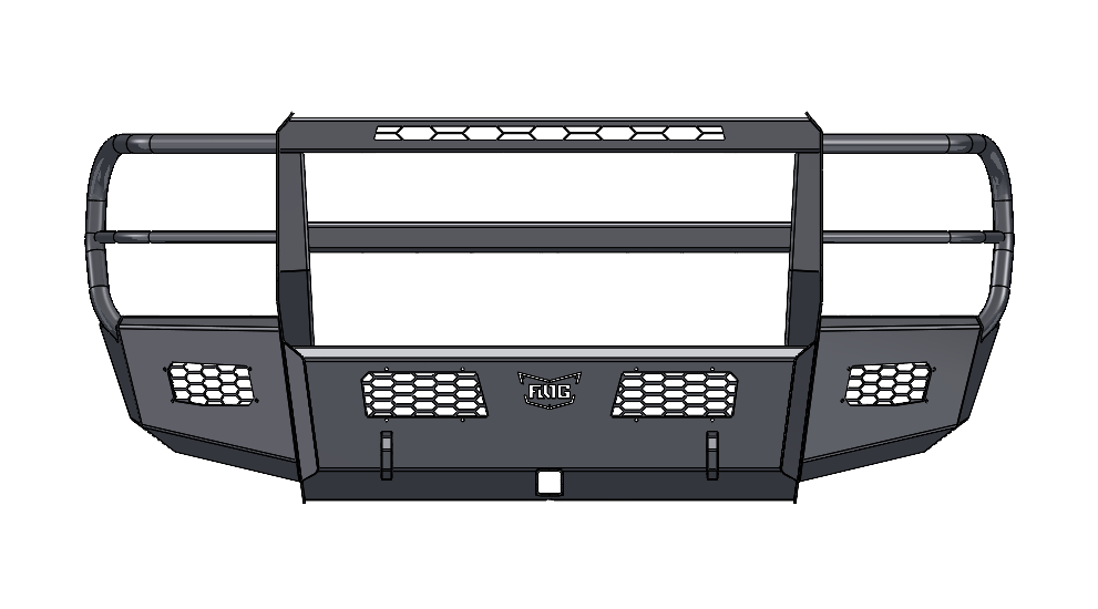 Frontier Series 2011-2016 Ford F250/F550 Front Bumper - Full Guard Mod ...
