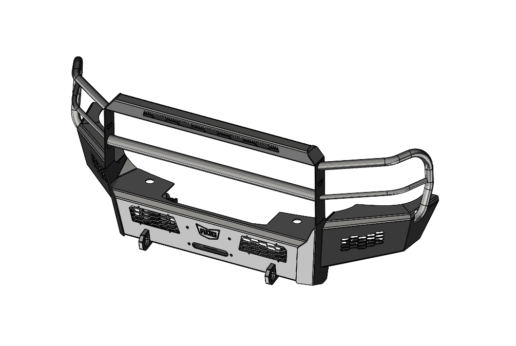 Frontier Series 2011-2016 Ford F250/F550 Front Bumper - Full Guard Mod ...