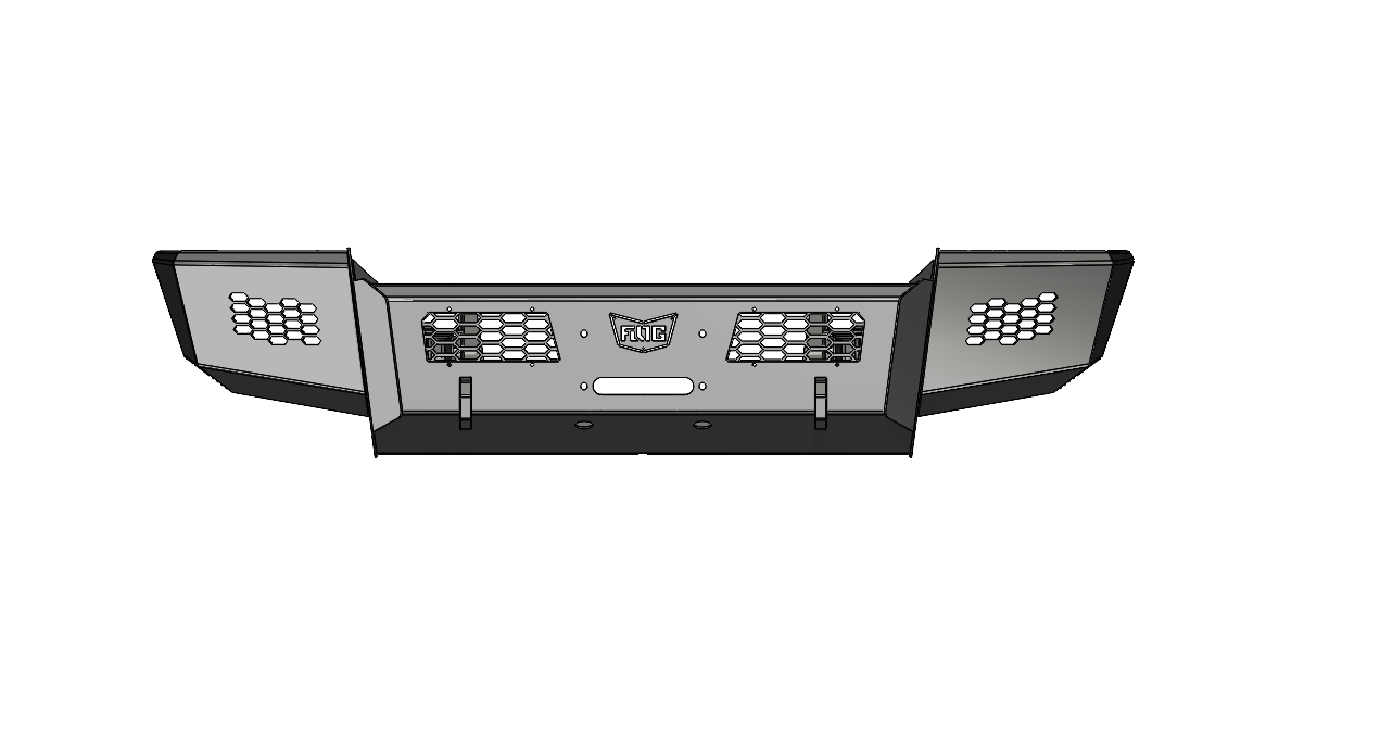 Frontier Series 2011-2016 Ford F250/F550 Front Bumper - Base model ...