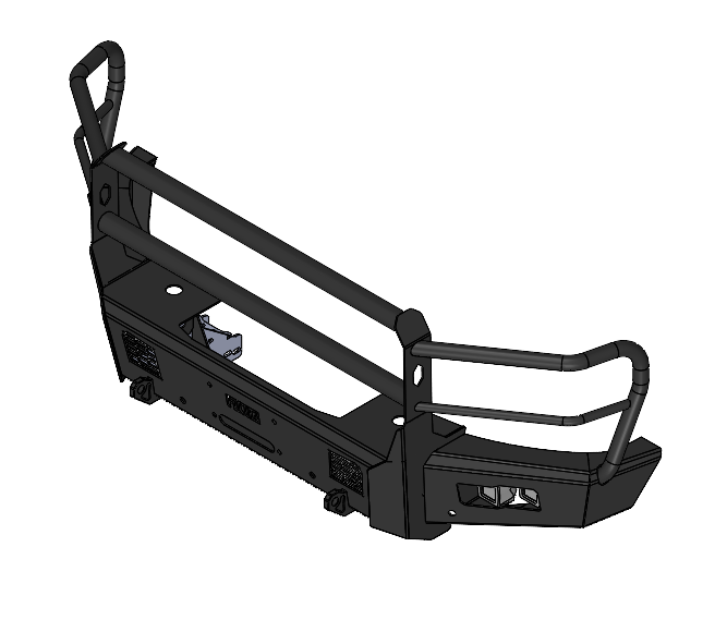 Frontier Series 2020-2022 Ford F250/F550 Front Bumper - Full Guard Mod ...