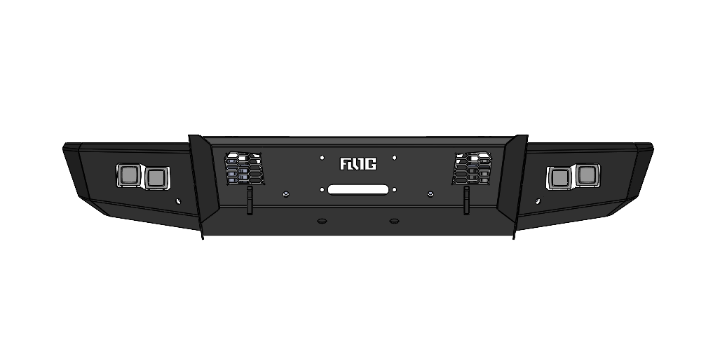 Frontier Series 2017-2019 Ford F250/F550 Front Bumper - Base Model ...