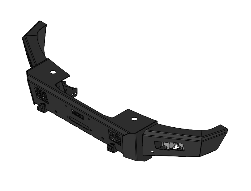 Frontier Series 2017-2019 Ford F250/F550 Front Bumper - Base Model ...