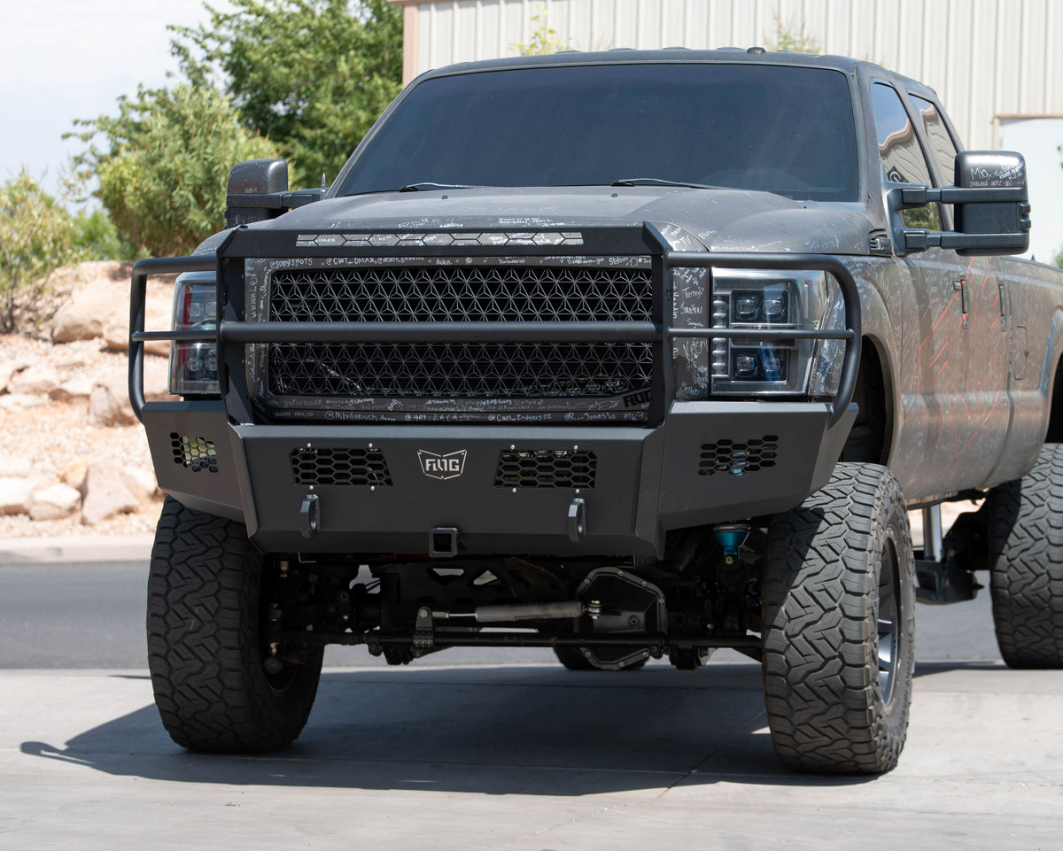 Frontier Series 2011-2016 Ford F250/F550 Front Bumper - Full Guard Mod ...