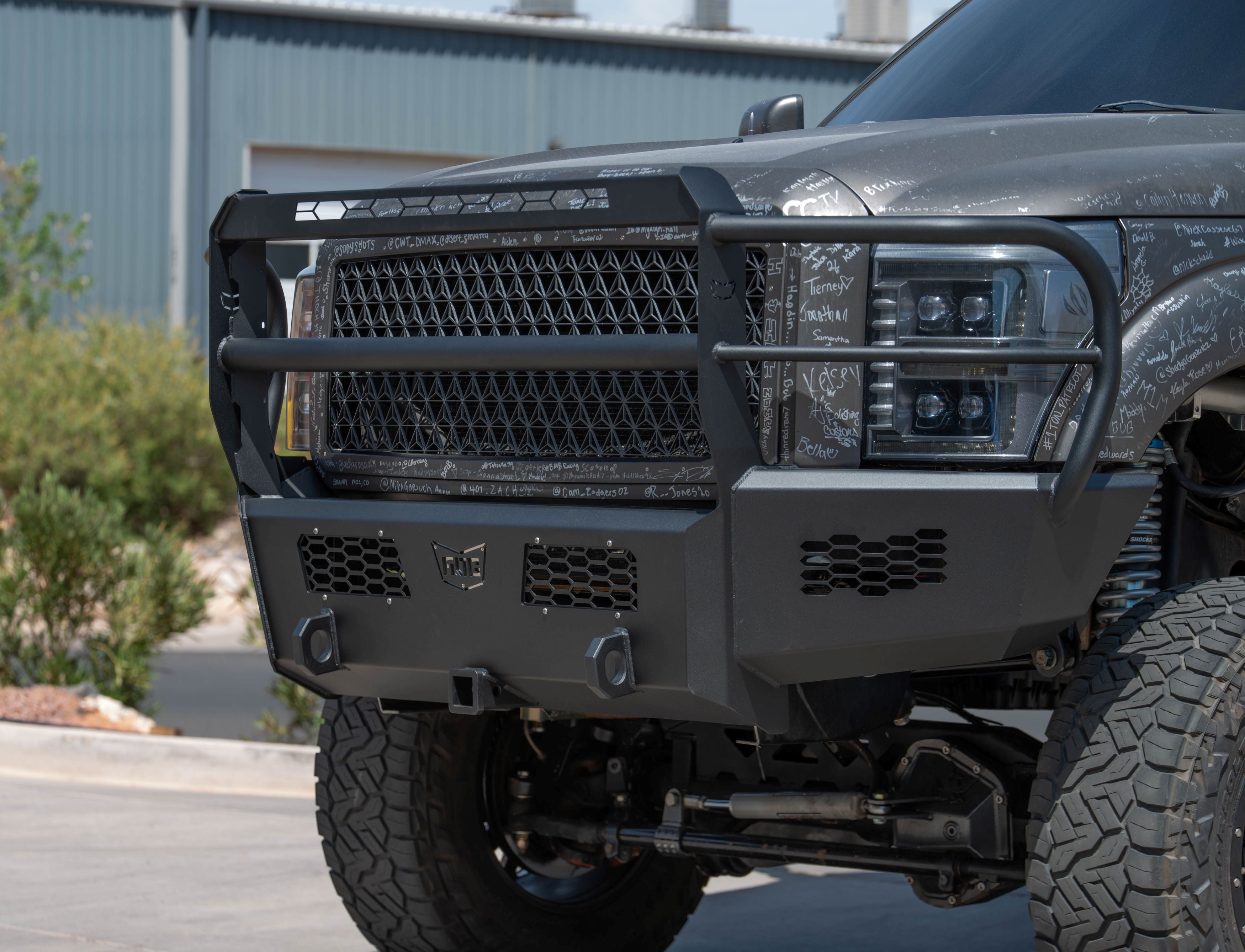 Frontier Series 2011-2016 Ford F250/F550 Front Bumper - Full Guard Mod ...